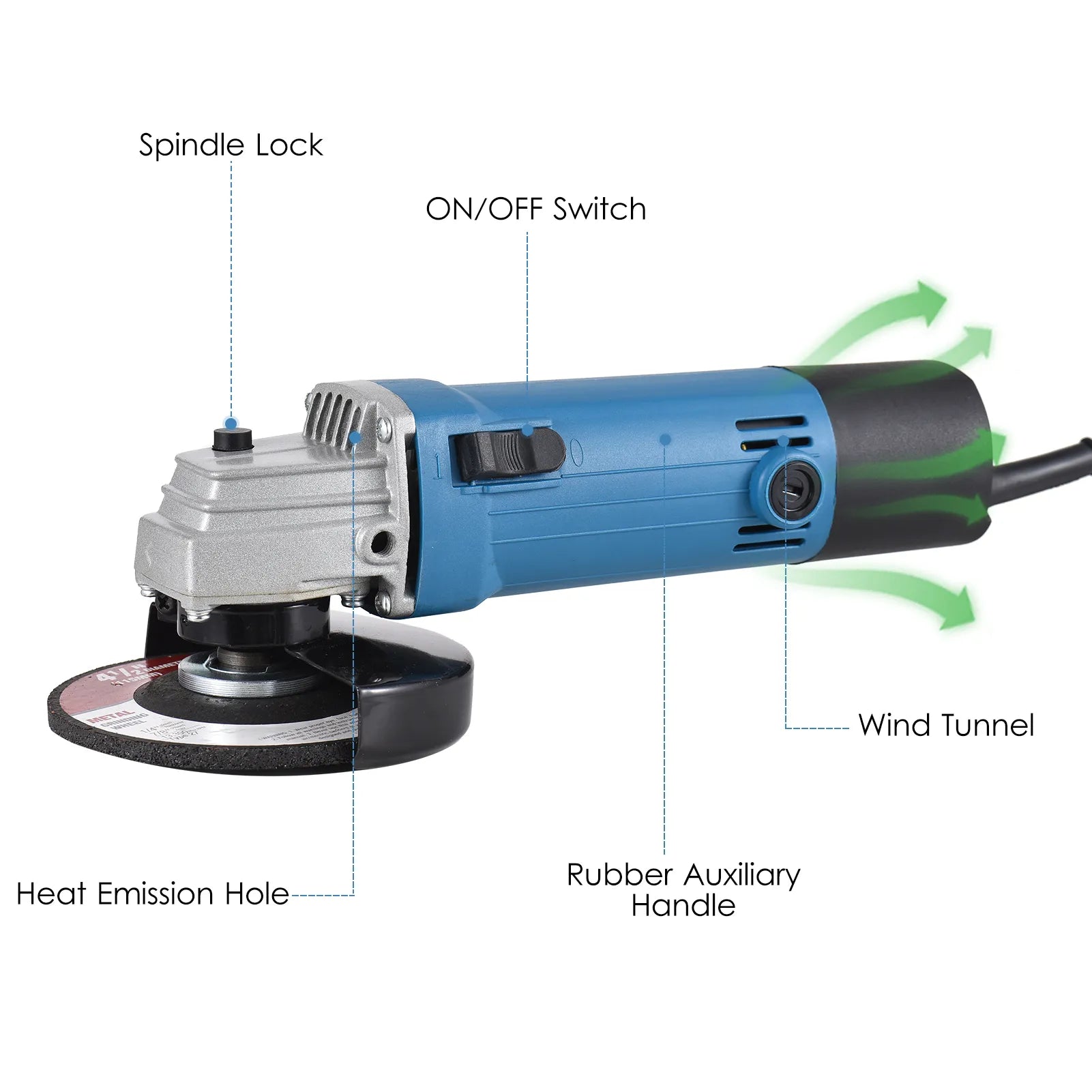 Hand-held Electric Angle Grinder TA-K043 – Tigertikant